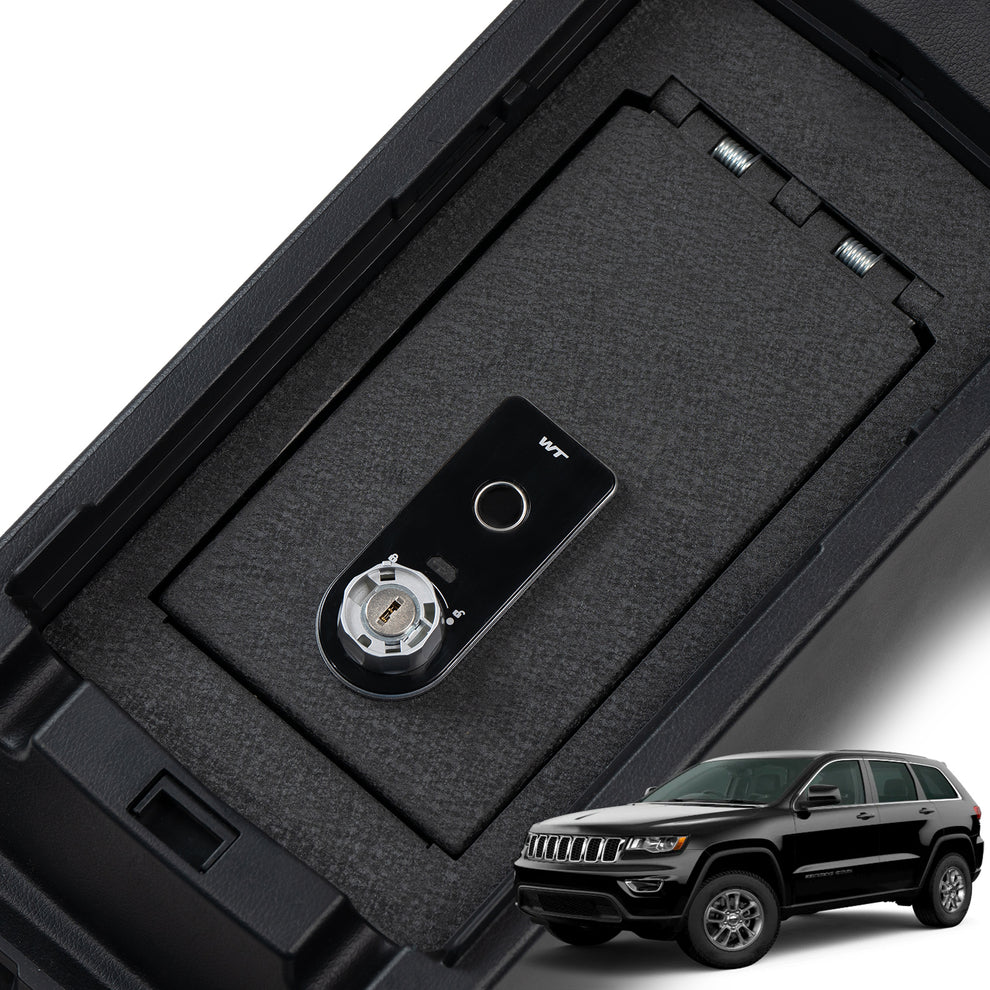 Center Console Safe Gun Safe for 2011-2022 Jeep Grand Cherokee without ...